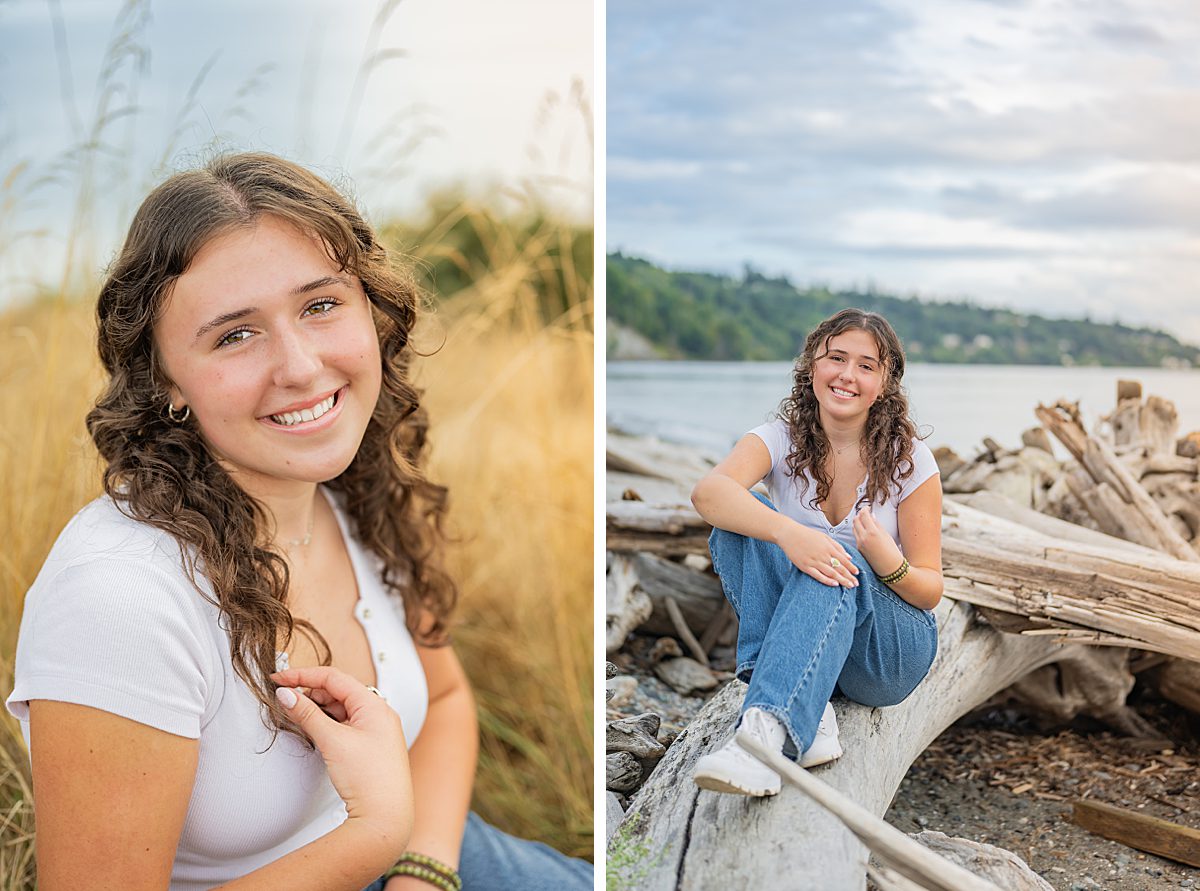 August Senior Photos at a Seattle Park - janellebarrowphotography.com